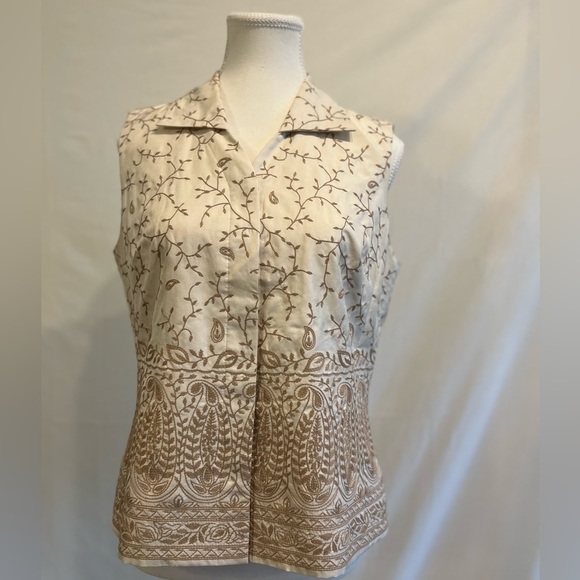 Talbots | Tops | Talbots Pure Silk Sleeveless Top | Poshmark
